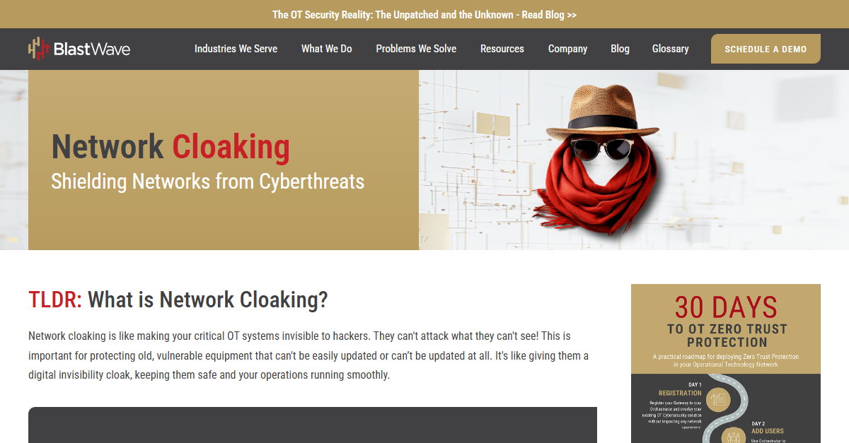 Network Cloaking | OT Cybersecurity